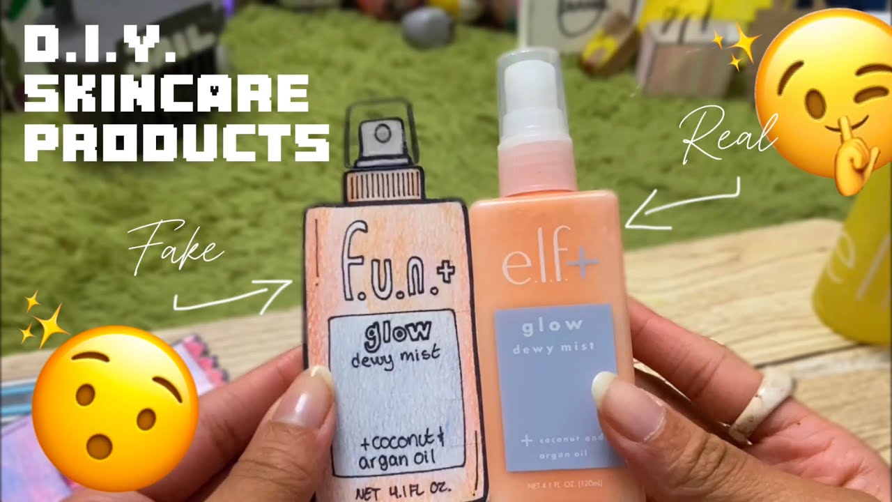 How to make Skincare Products for Paper Dolls | DIY | FunBlindBag - YouTube