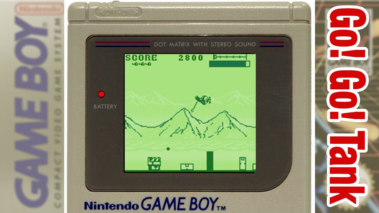 GO! GO! TANK (Gameboy) 1990 1991 | Primeira fase Stage 1 Gameplay - YouTube