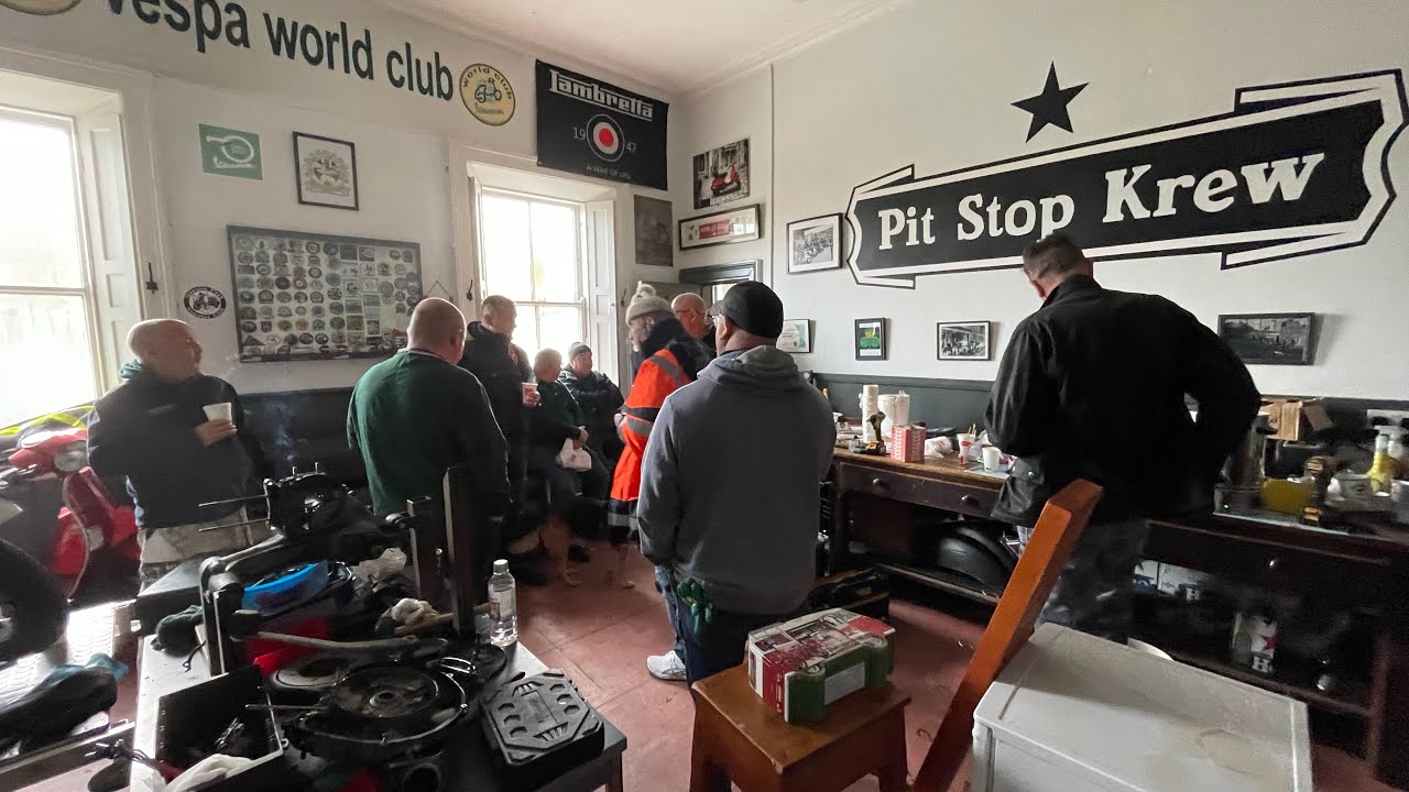 Cleaning up the clubhouse, getting ready for the workshop - YouTube