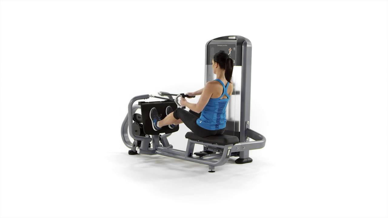 Diverging Low Row Precor Discovery - YouTube