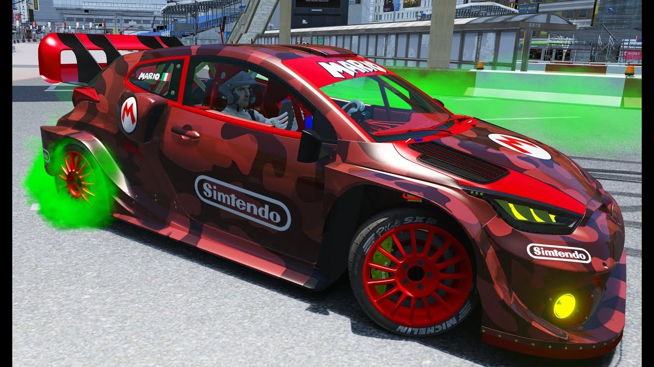 Assetto Corsa - 2022 Toyota GR Yaris Rally1./Super Mario Bros./Lihpao ...