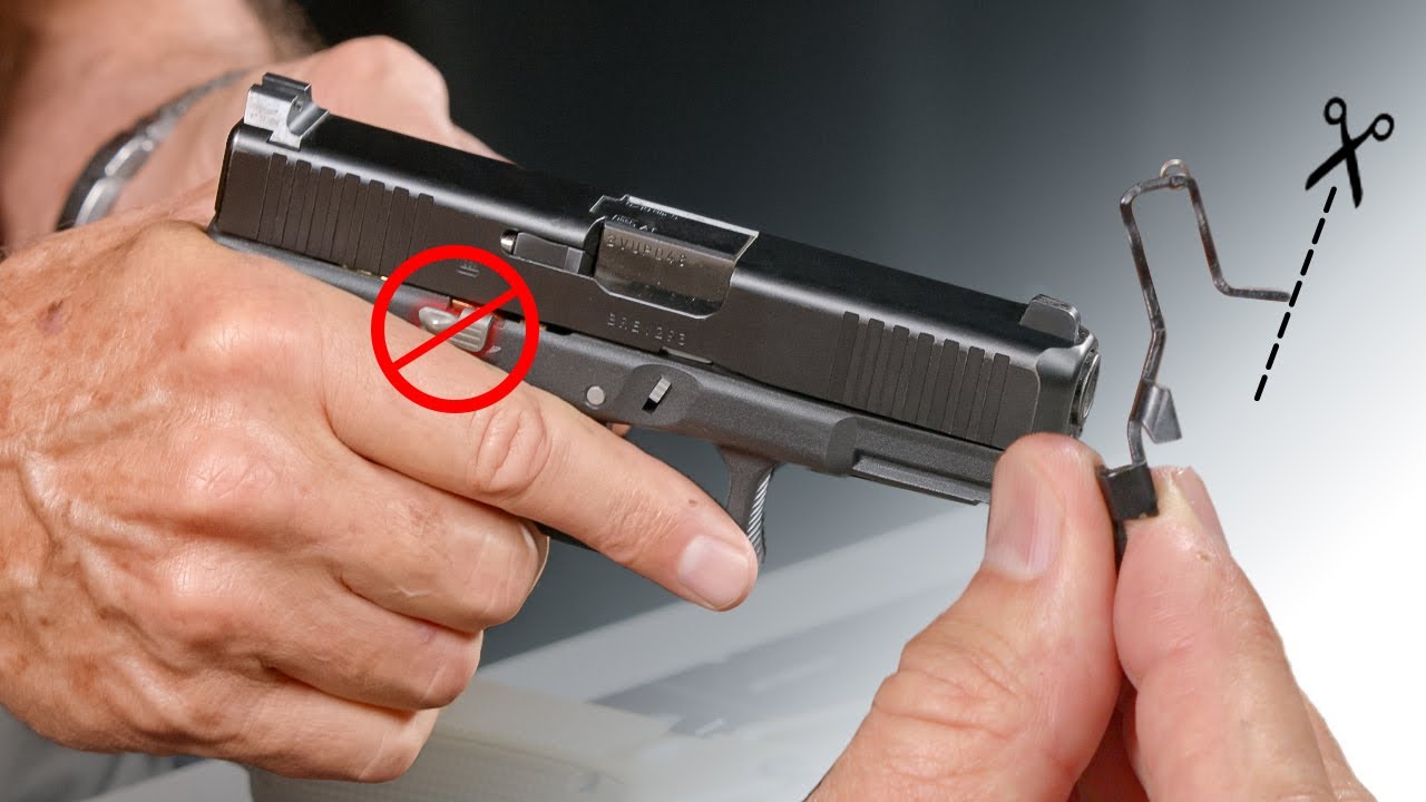 Our Non-Ambidextrous Gen 5 Extended Slide Stop - YouTube