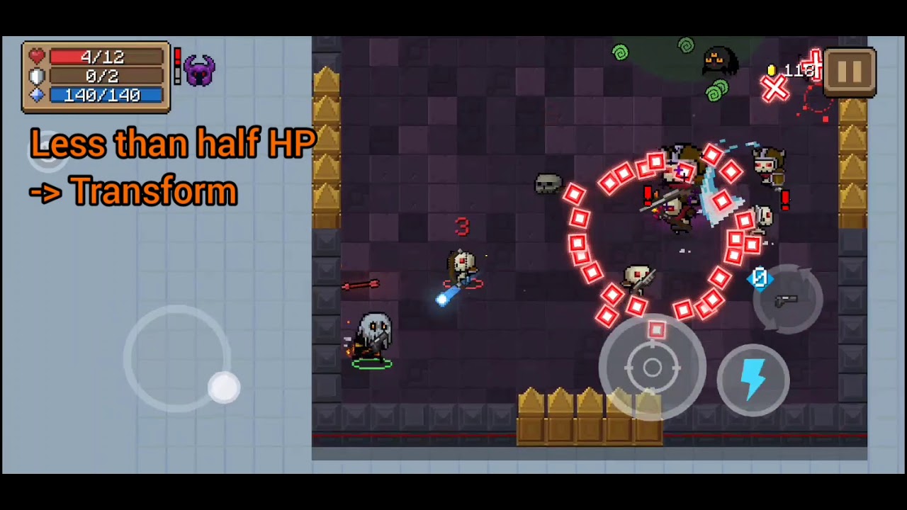 Soul Knight - Werewolf 1st: Panic Button Strategy - YouTube