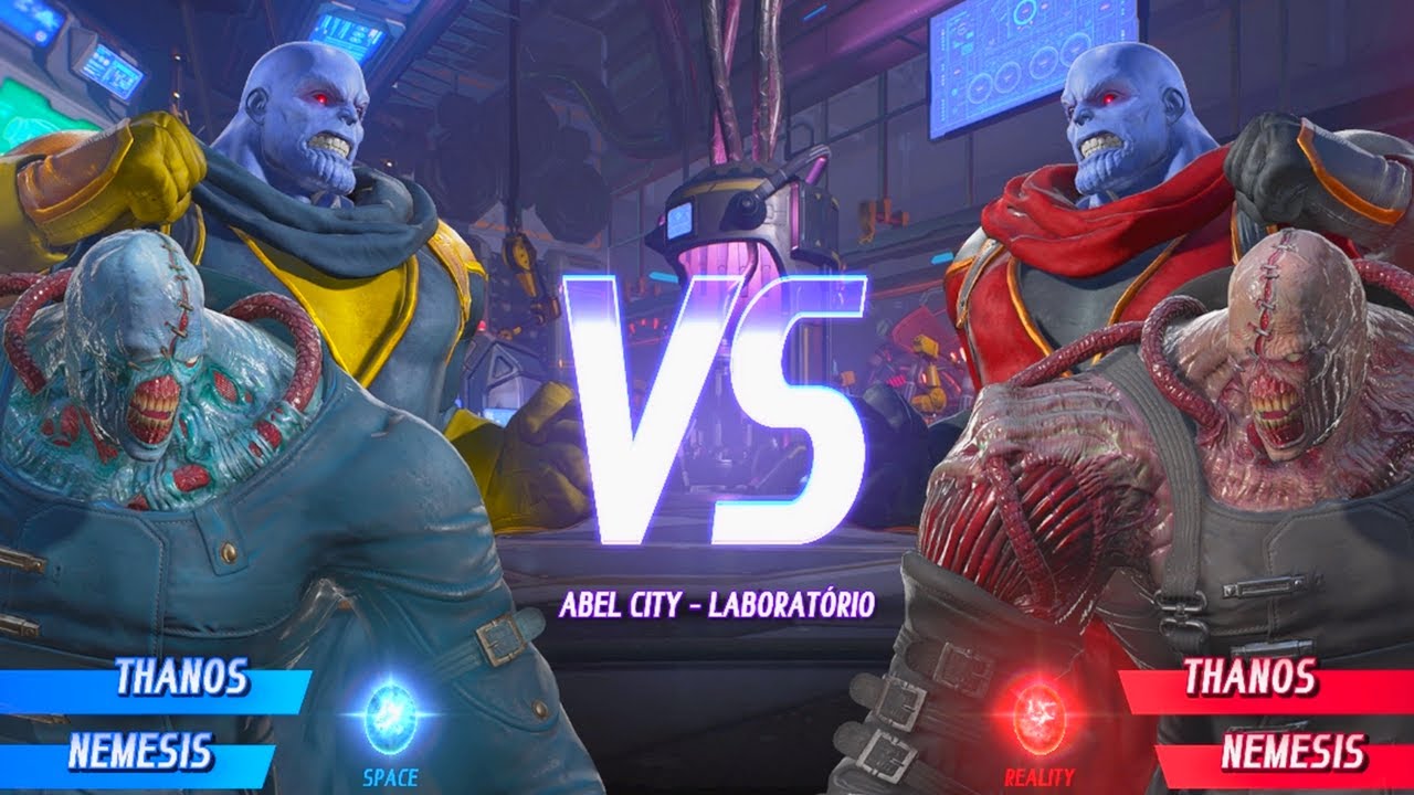 THANOS VS THANOS - NEMESIS VS NEMESIS [ MARVEL VS CAPCOM INFINITE P1 VS ...