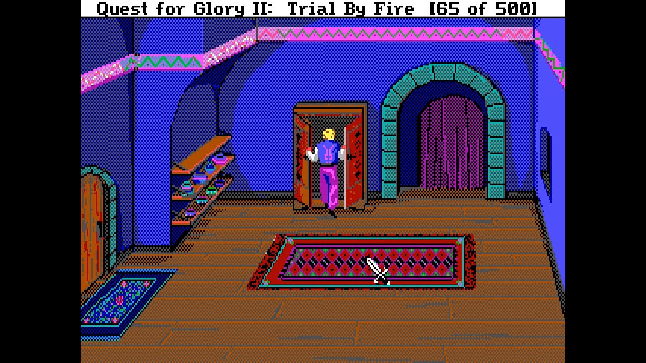 Quest for Glory 2 - Thief playthrough 02: Exploring by day, thieving by ...