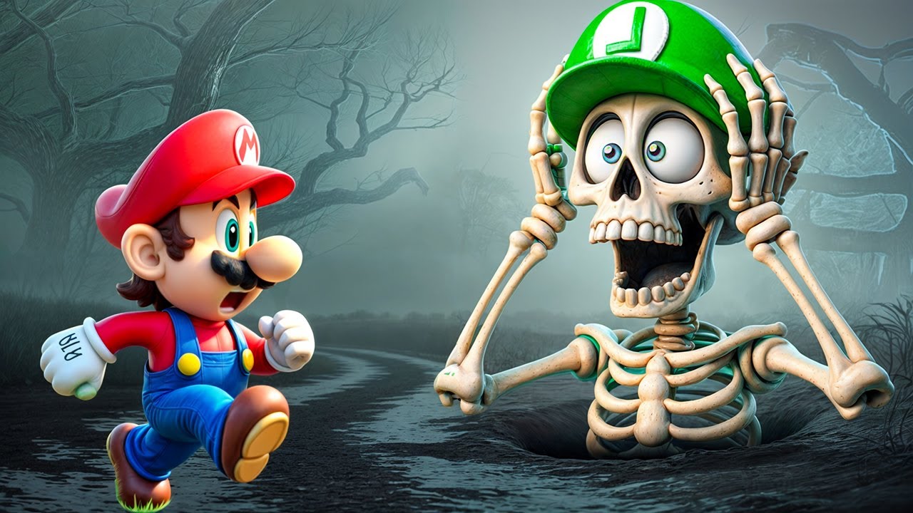 Luigi Becomes a Skeleton - Mario to the Save! - YouTube