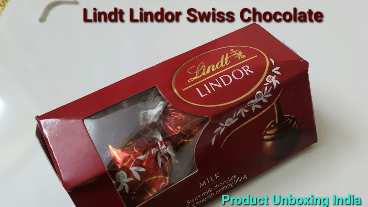 Lindt Lindor Swiss Chocolate Unwrapping 🍫 - YouTube