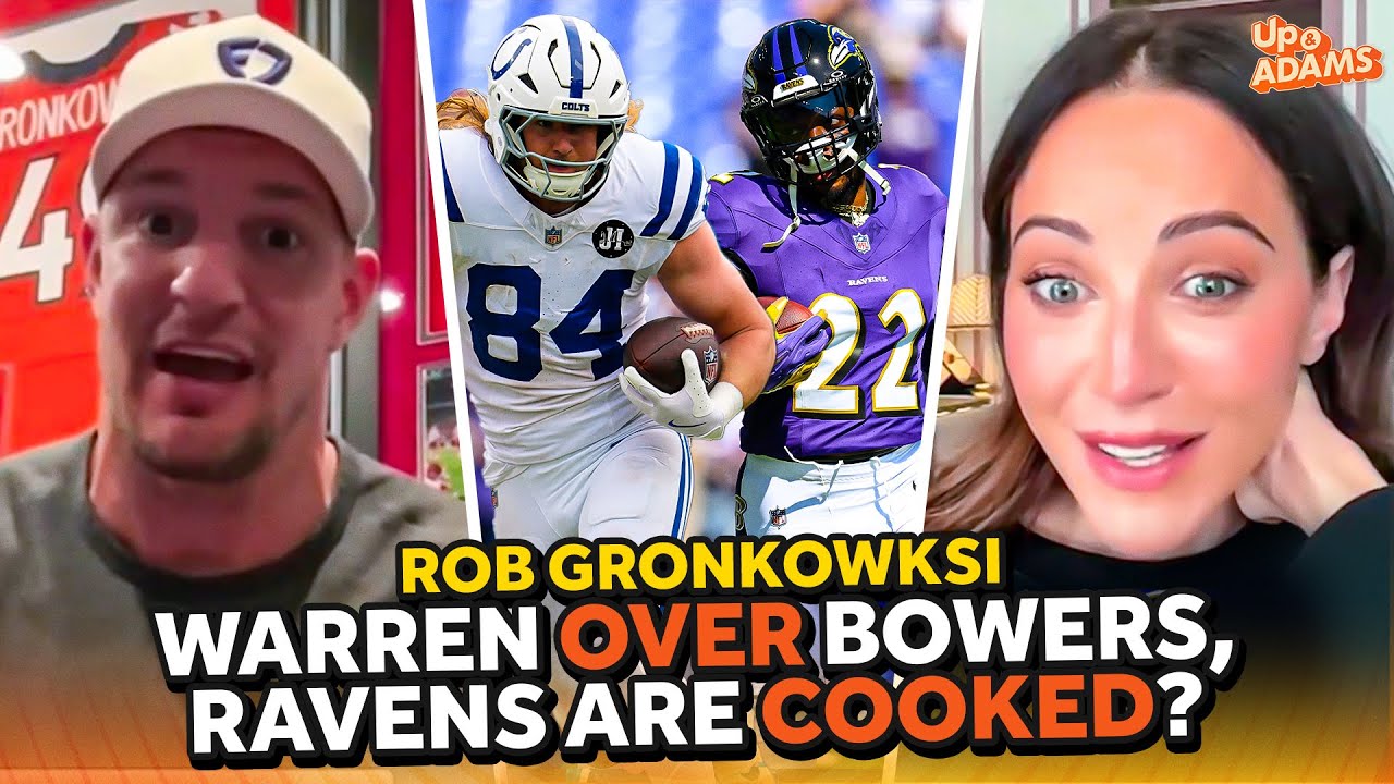 Rob Gronkowski on Colts Tyler Warren OVER Brock Bowers, Ravens COOKED ...