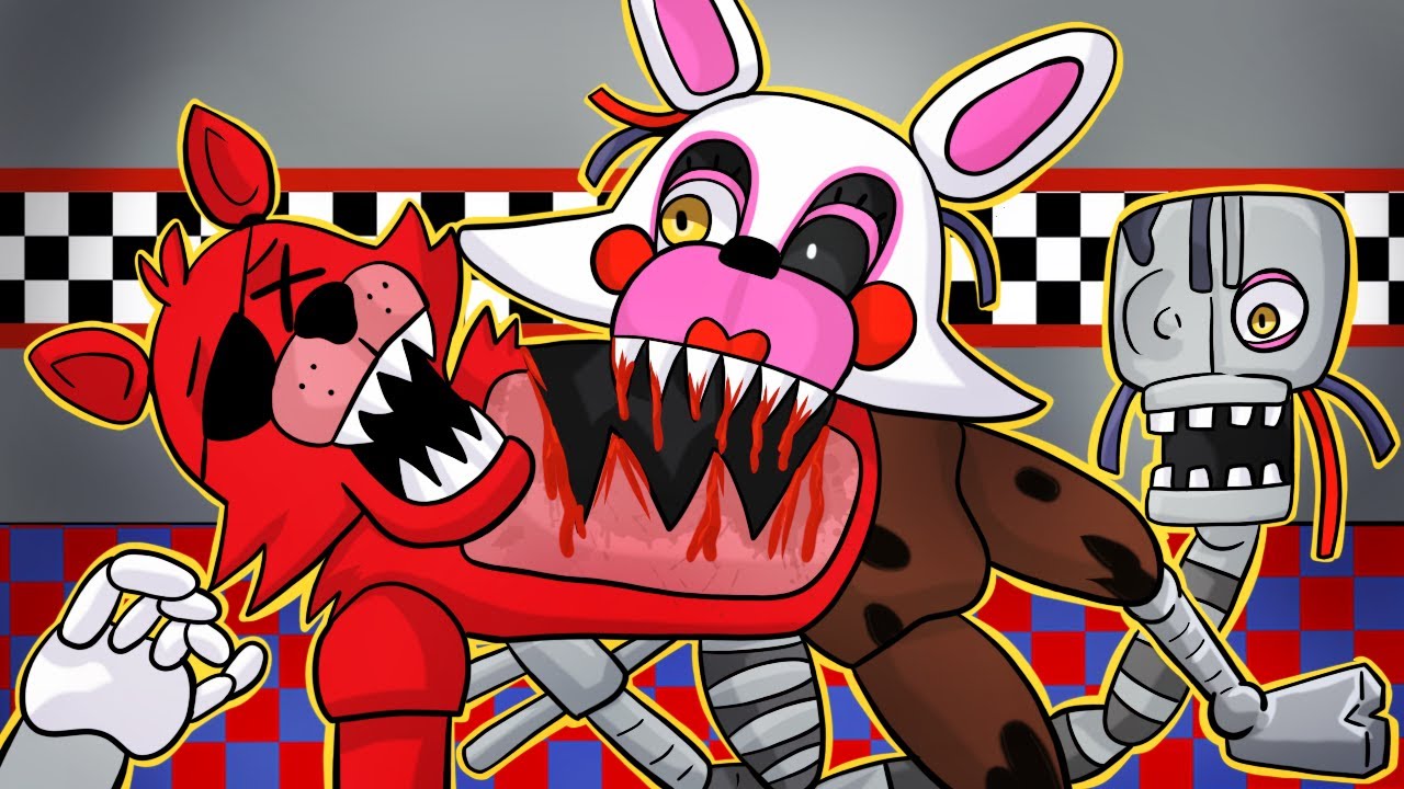 Mangle EATS Foxy!? | Minecraft FNAF Roleplay - YouTube