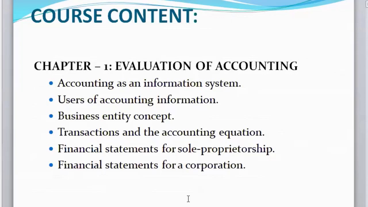 Principles of Hospitality Accounting 19 May 2020 - YouTube