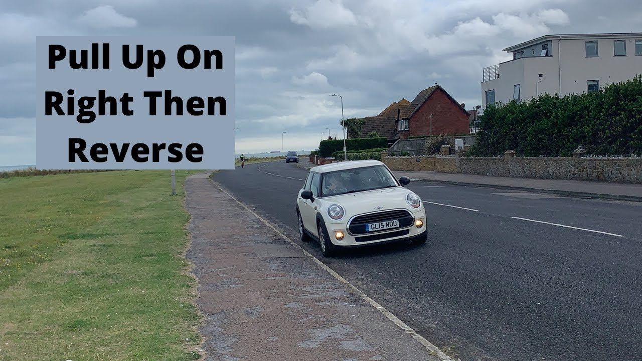 How To Pull Up On The Right Then Reverse On Driving Test - YouTube