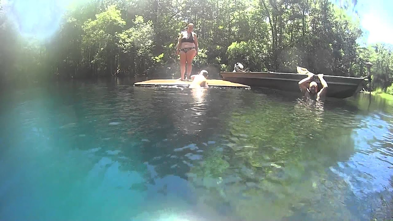 Wacissa blue hole - YouTube