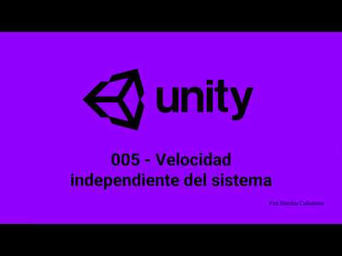 Unity 005 - Velocidad independiente del sistema (Time.deltaTime) - YouTube