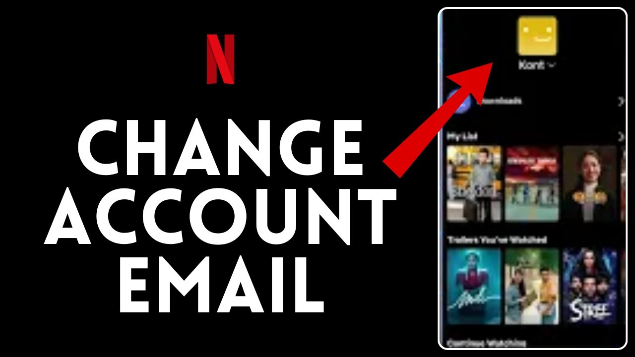 How to Change Account Email on Netflix From Phone 2024 | Account Email ...