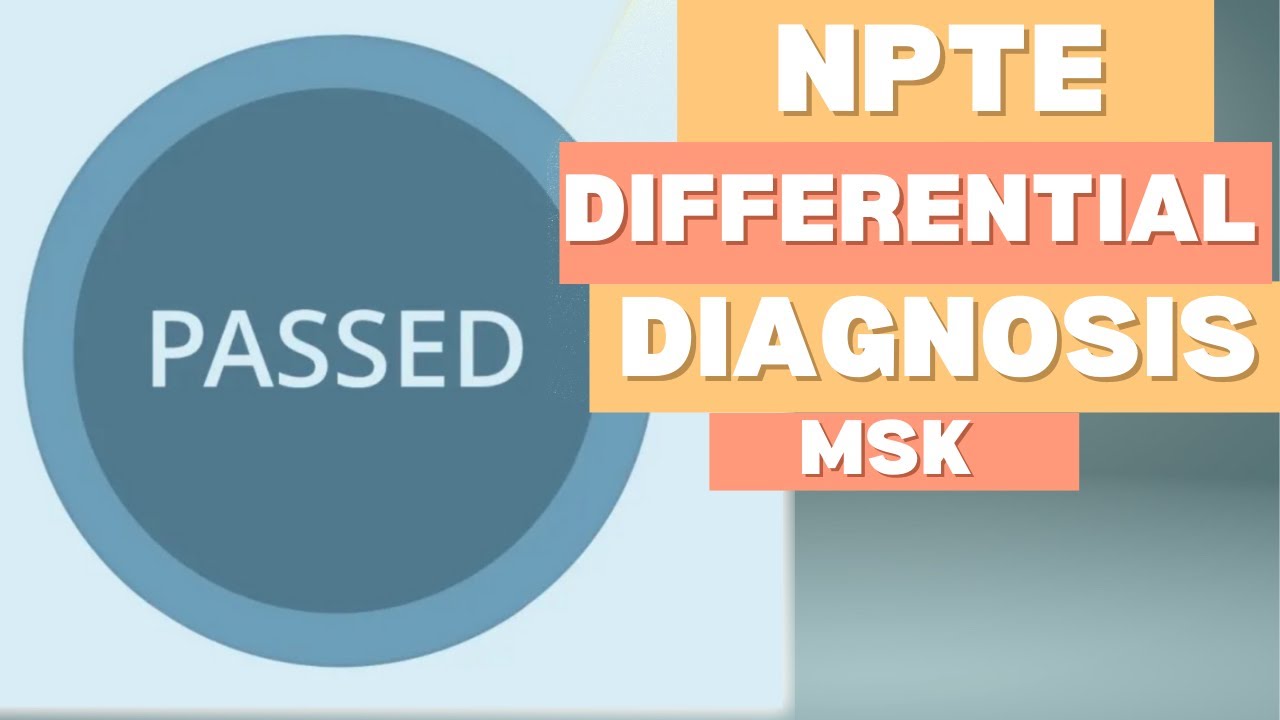 Differential Diagnosis MSK. Full Lecture - YouTube
