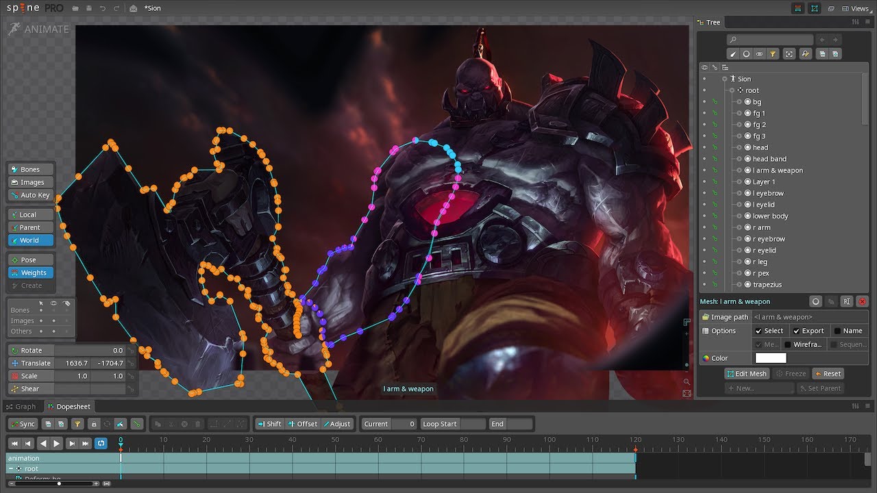 Sion animation time-lapse (League of Legends) - YouTube