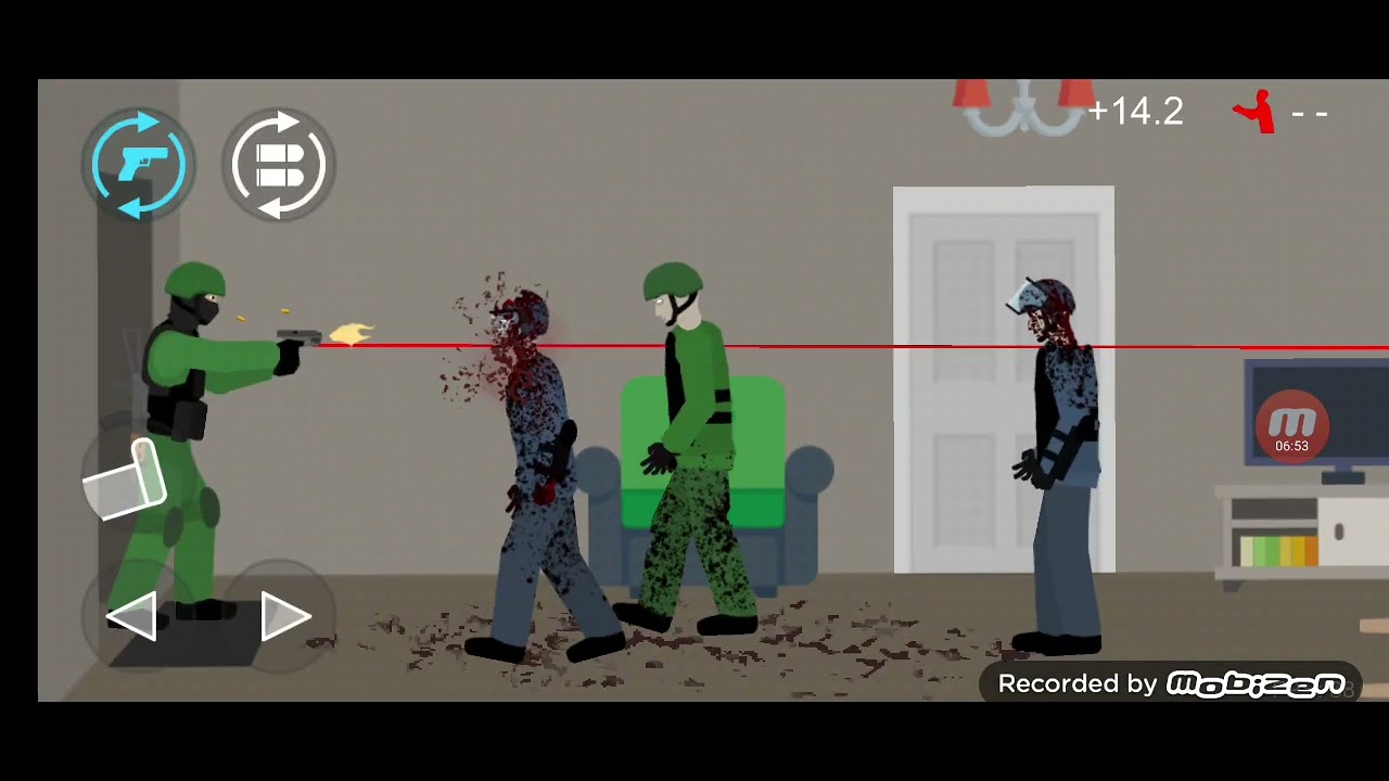 Guns.flat zombies defense and cleanup - YouTube