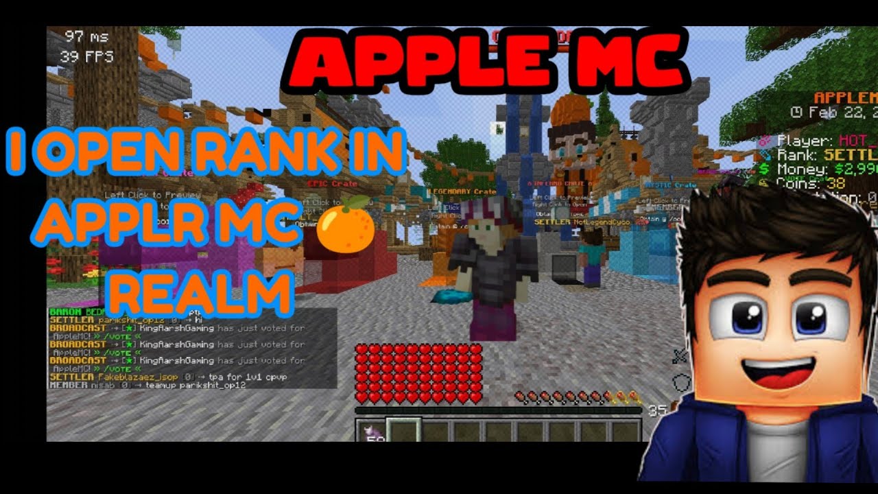 I opened rank in Apple Mc| Orange 🍊 realm banana realm - YouTube