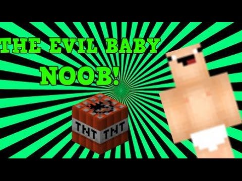 THE EVIL BABY NOOB! Minecraft - YouTube
