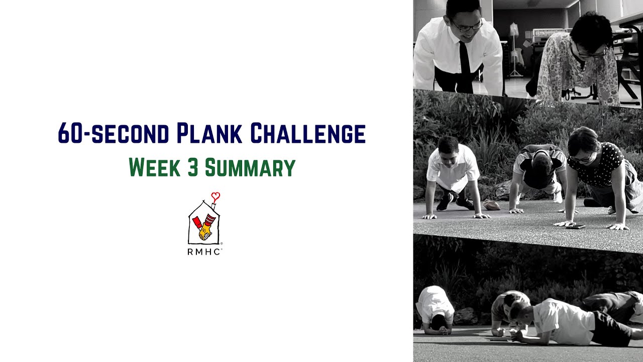 60 Second Plank Challenge Week 3 Summary - YouTube