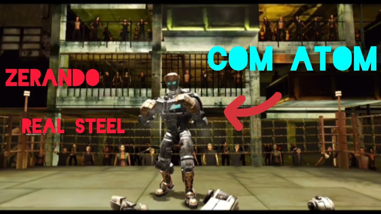 Zerando o nível 1 com Atom no modo história Real Steel - YouTube
