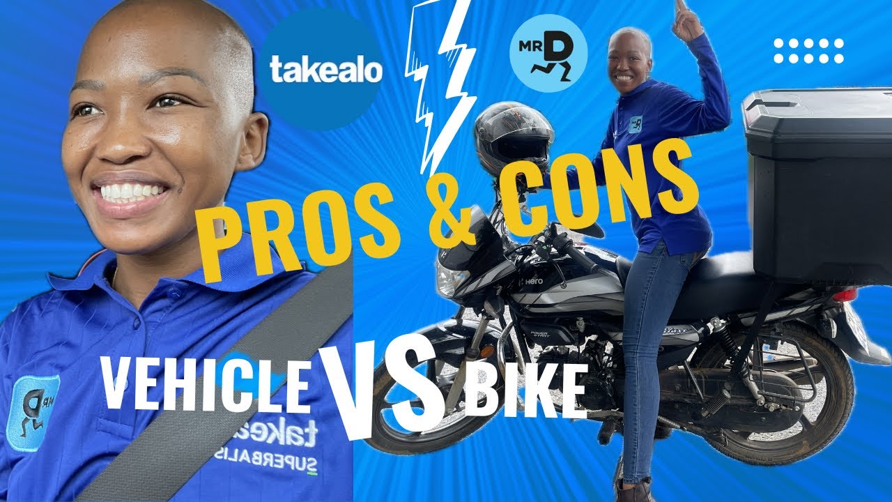 Pros and Cons of Doing Takealot/ MrD Delivery with a Vehicle vs Motor ...