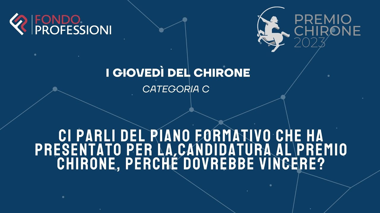 I Giovedì del Chirone - CATEGORIA C (INNOVAZIONE) - YouTube