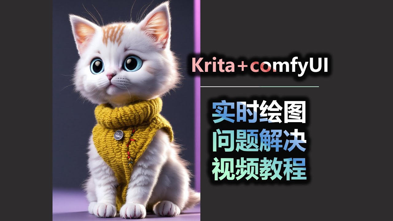Krita+comfyUI 实时绘图 问题解决 视频教程 - YouTube