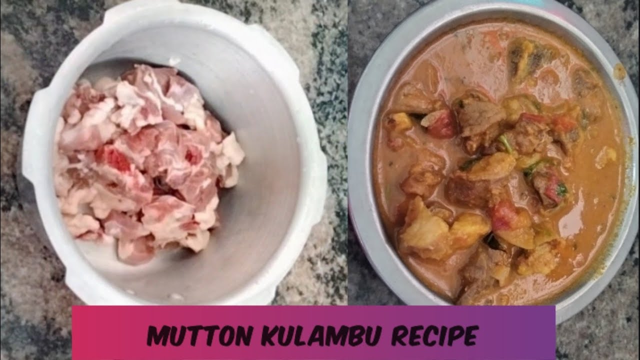 mutton kulambu recipe/ very easy and tasty 🤤/beginners also try this ...