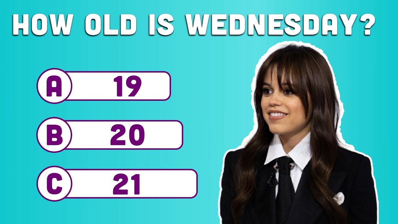 Can You Guess the Wednesday Character Age? | Wednesday Quiz - YouTube