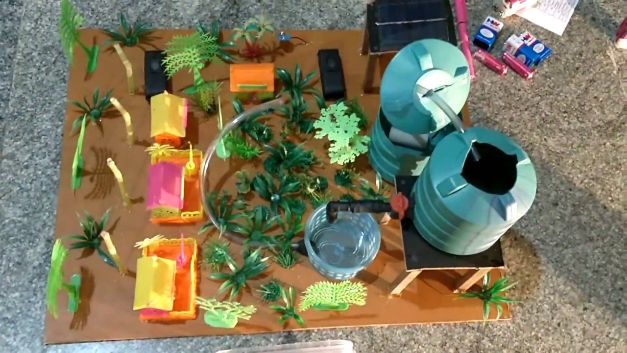 Solar Irrigation - Working model - YouTube