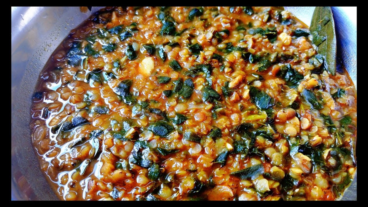 ডাল আর সজনা পাতা দিয়ে মজার একটি রেসিপি। dal sajna pata recipe। - YouTube