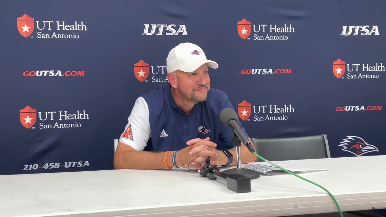 UTSA Head Coach Jeff Traylor Post Game Interview 41-20 loss to UT 9.17. ...