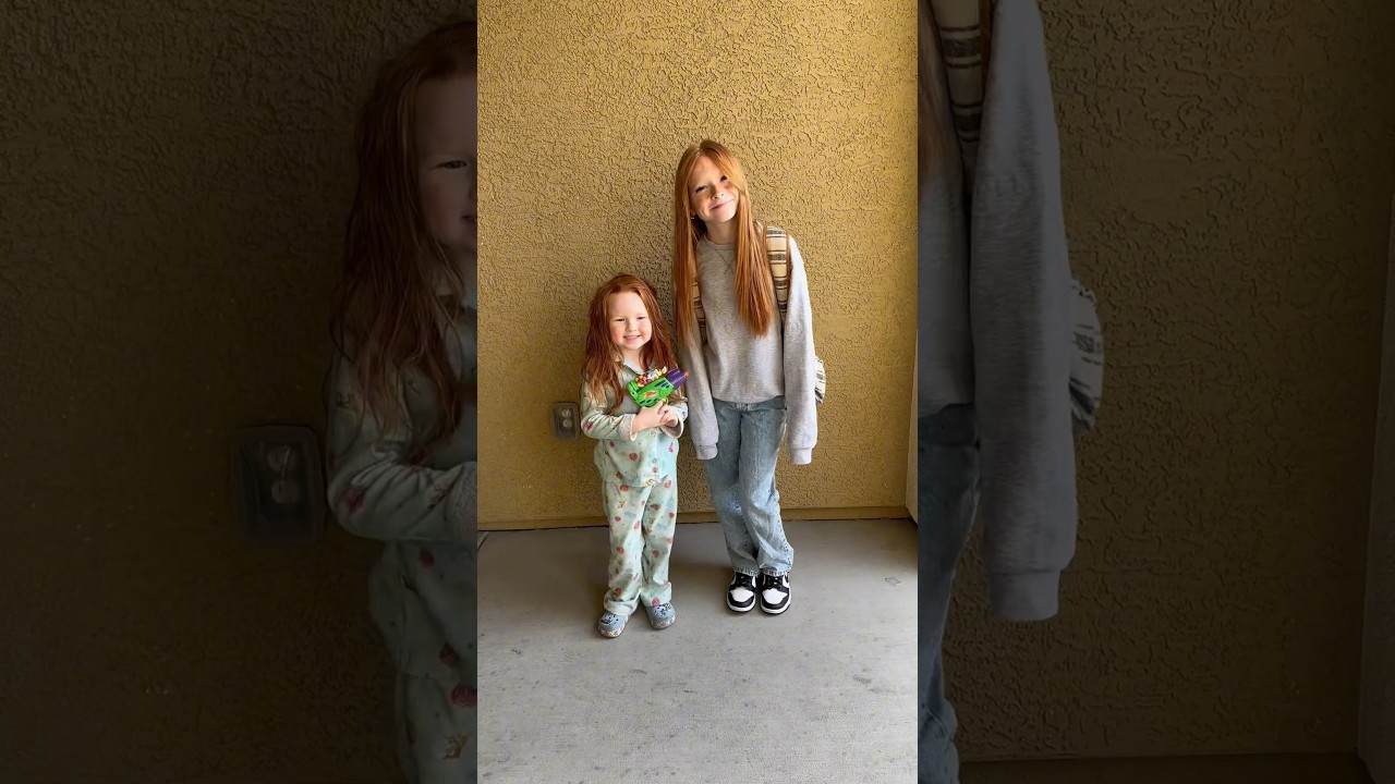 Hadley and her gum ball gun🤣 #hair #hairstyle #grwm #morningroutine # ...