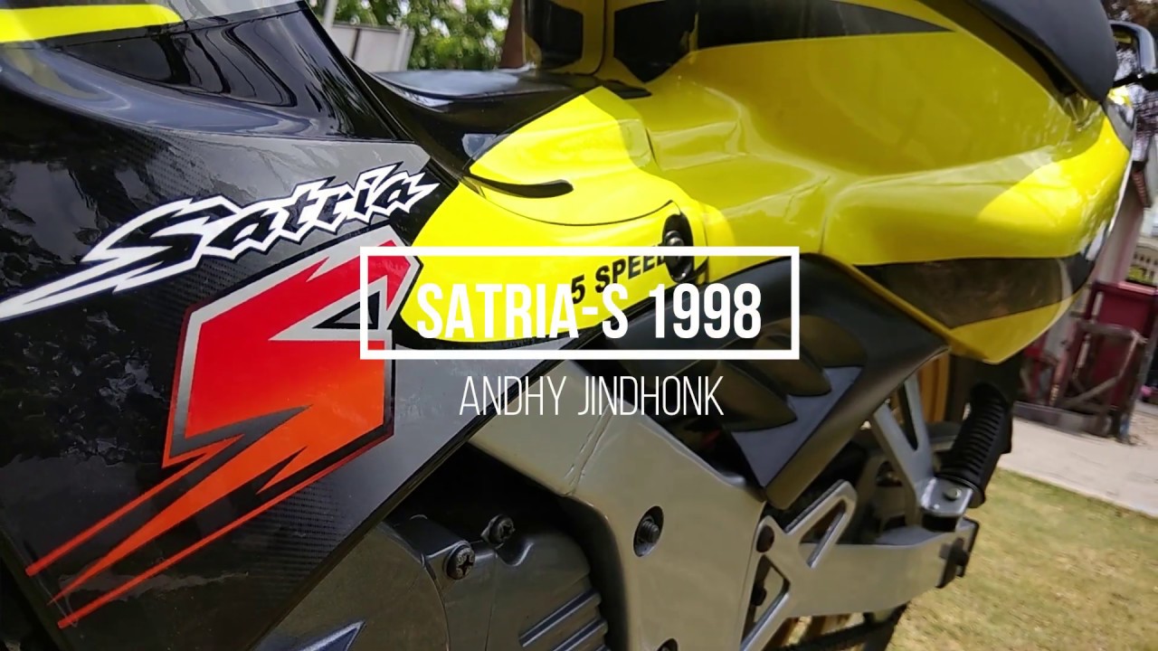 SUZUKI SATRIA-S 1998 - YouTube