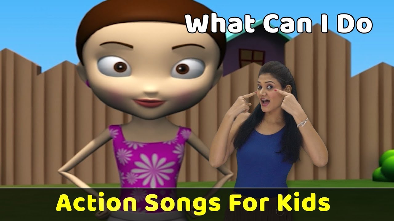 Two Little Hands To Clap Clap Clap Song | What can i do Poem | Action ...