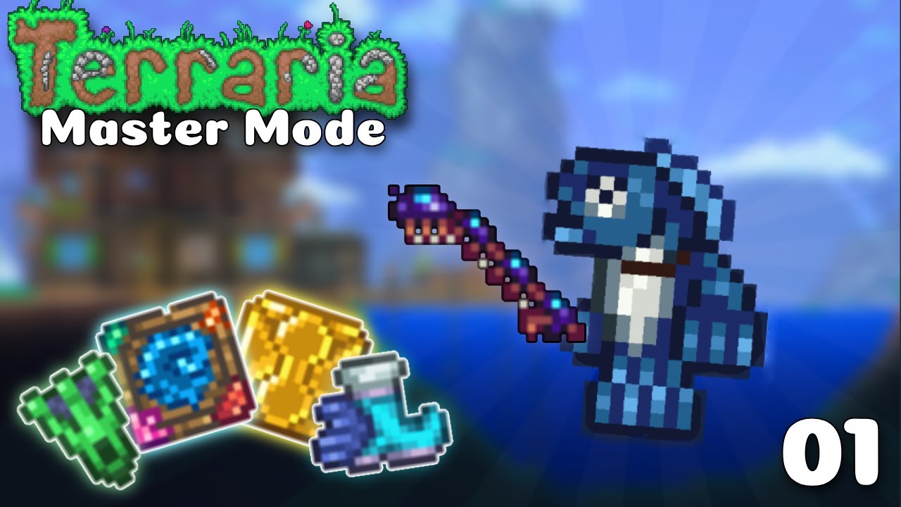 Terraria but I became a FISH - YouTube