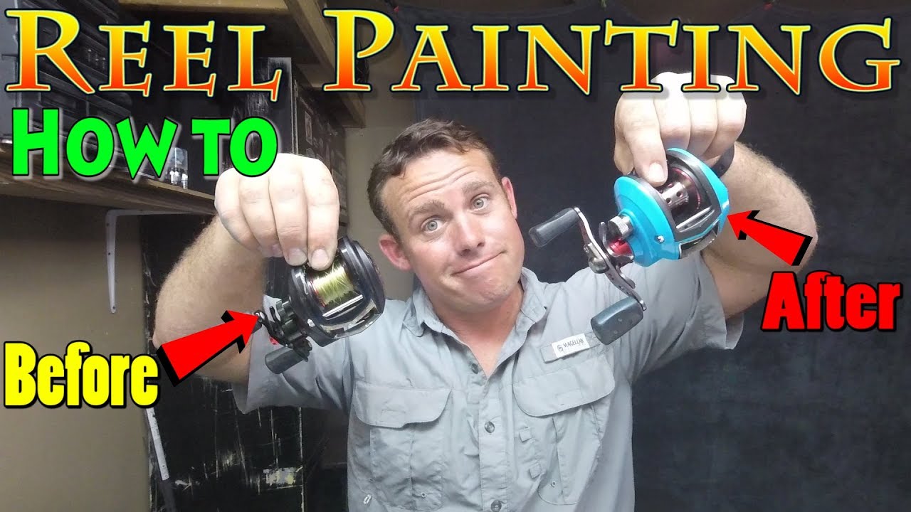 Custom Painted Reel - How to - Abu Garcia Revo SX - YouTube