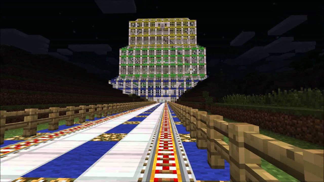 MRT Blue Line Timelapse (Minecraft 1.2.5) - YouTube