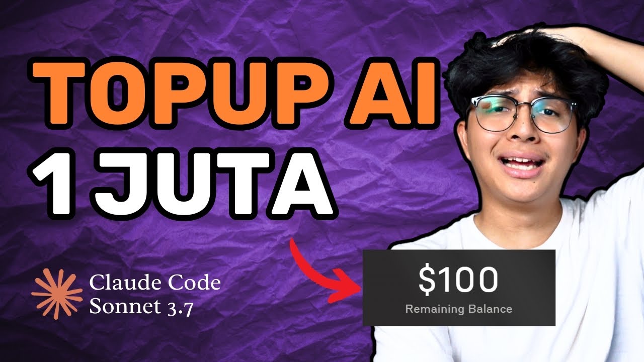 AKU TOPUP 1 JUTA DEMI COBA TOOLS AI CODING VIRAL INI | Claude Code - YouTube