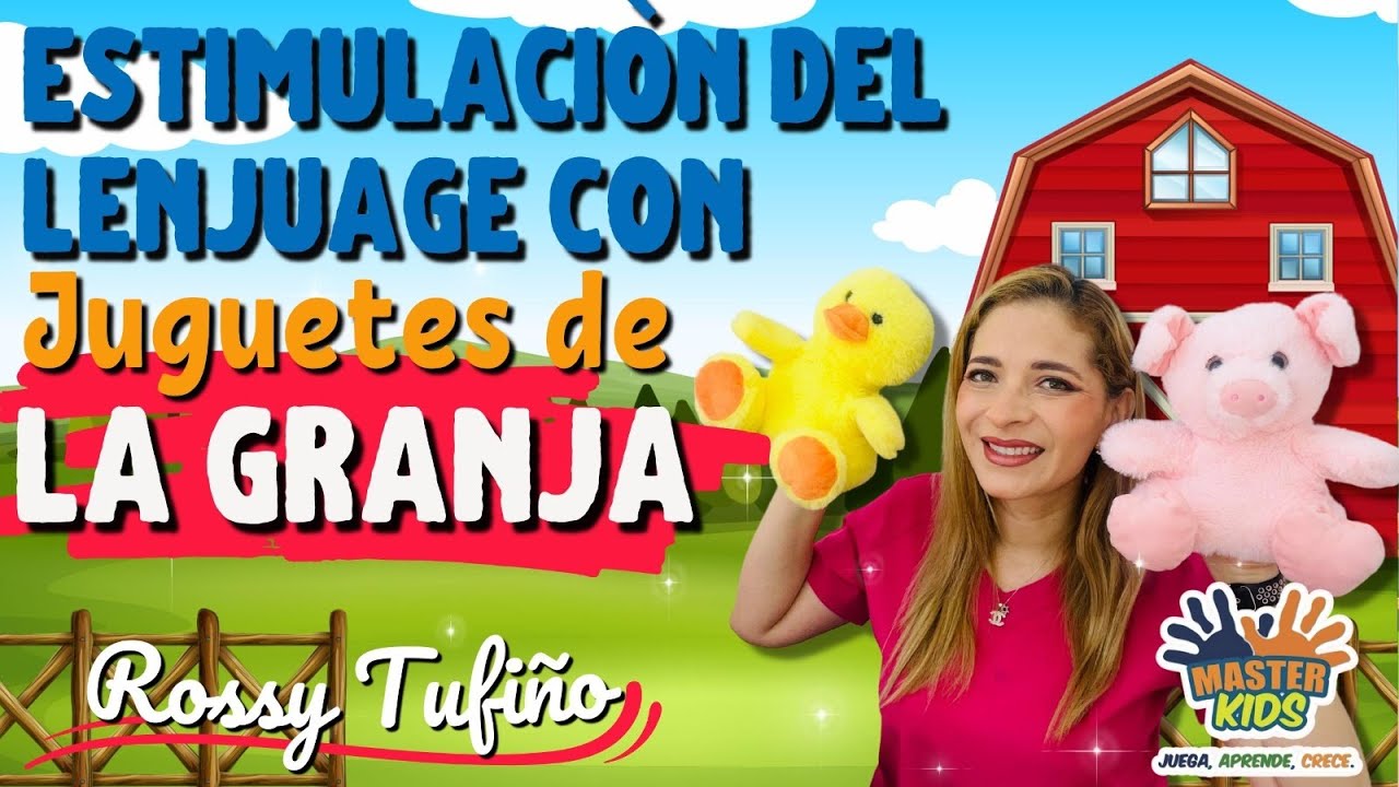 ESTIMULACIÓN DE LENGUAJE |con juguetes de animales de la granja # ...