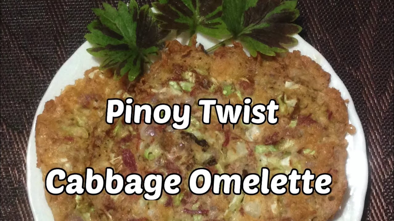 How to cook Cabbage Omelette / Tortang repolyo Affordable meal - YouTube