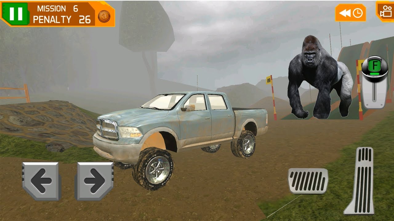 ⚡ 4x4 Truck Driving on Extreme Off road Mud Track Android Gameplay #2 ...