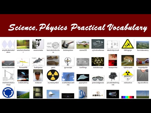 High School Physics Vocabulary