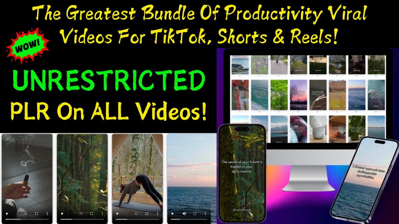 Productivity Viral Videos Review | 300 Viral Productivity Videos with ...