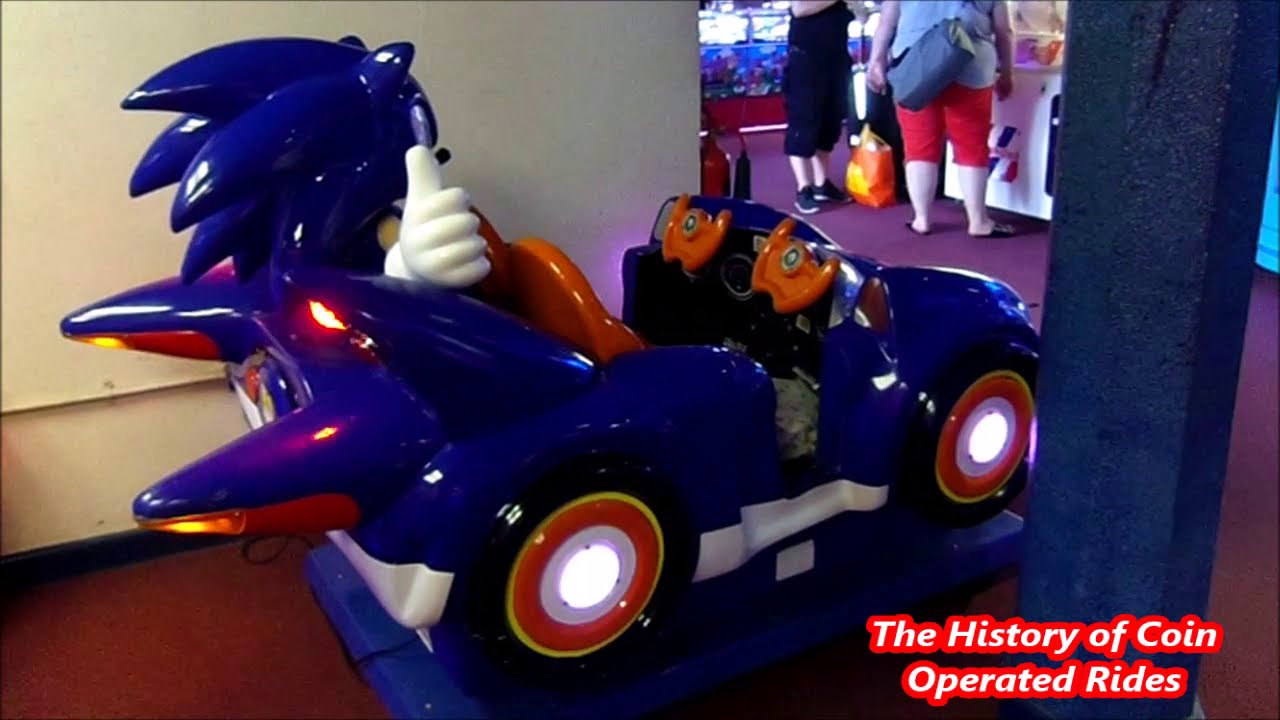2010s Coin Operated Car Kiddie Ride - Sonic the Hedgehog - YouTube