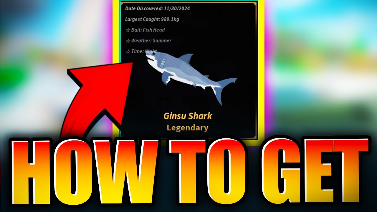 HOW TO GET GINSU SHARK IN FISCH! ROBLOX - YouTube
