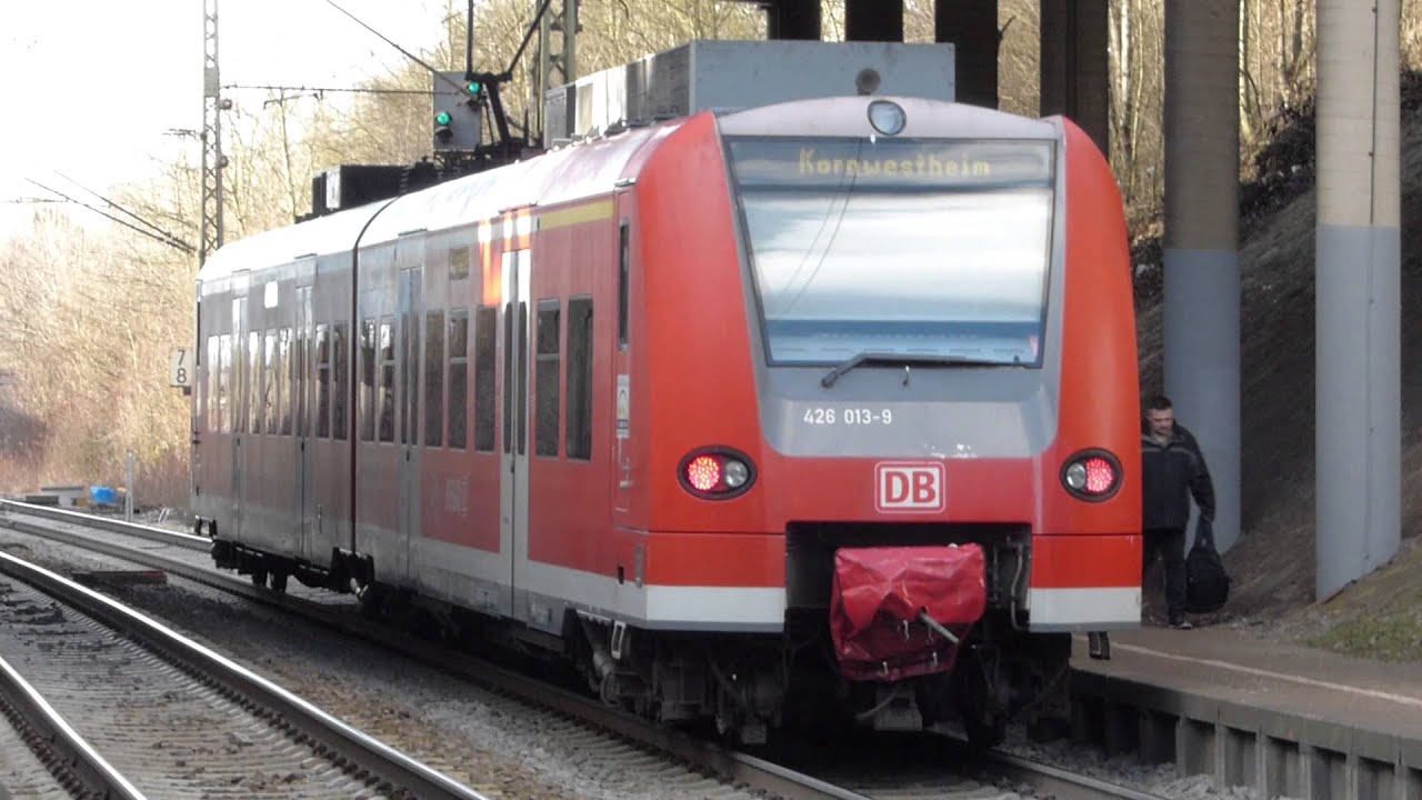 BR 426 auf der Schusterbahn am Haltepunkt Zazenhausen - YouTube