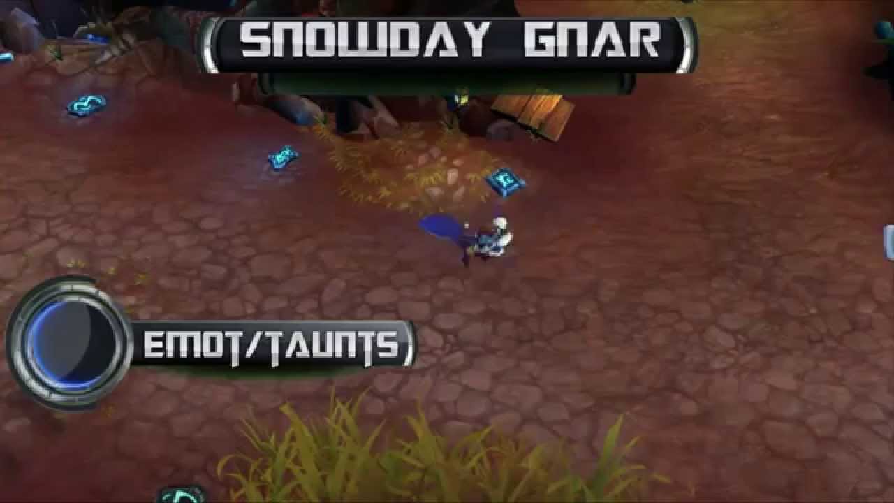 League of legends S6 Skin-Snowday Gnar - YouTube