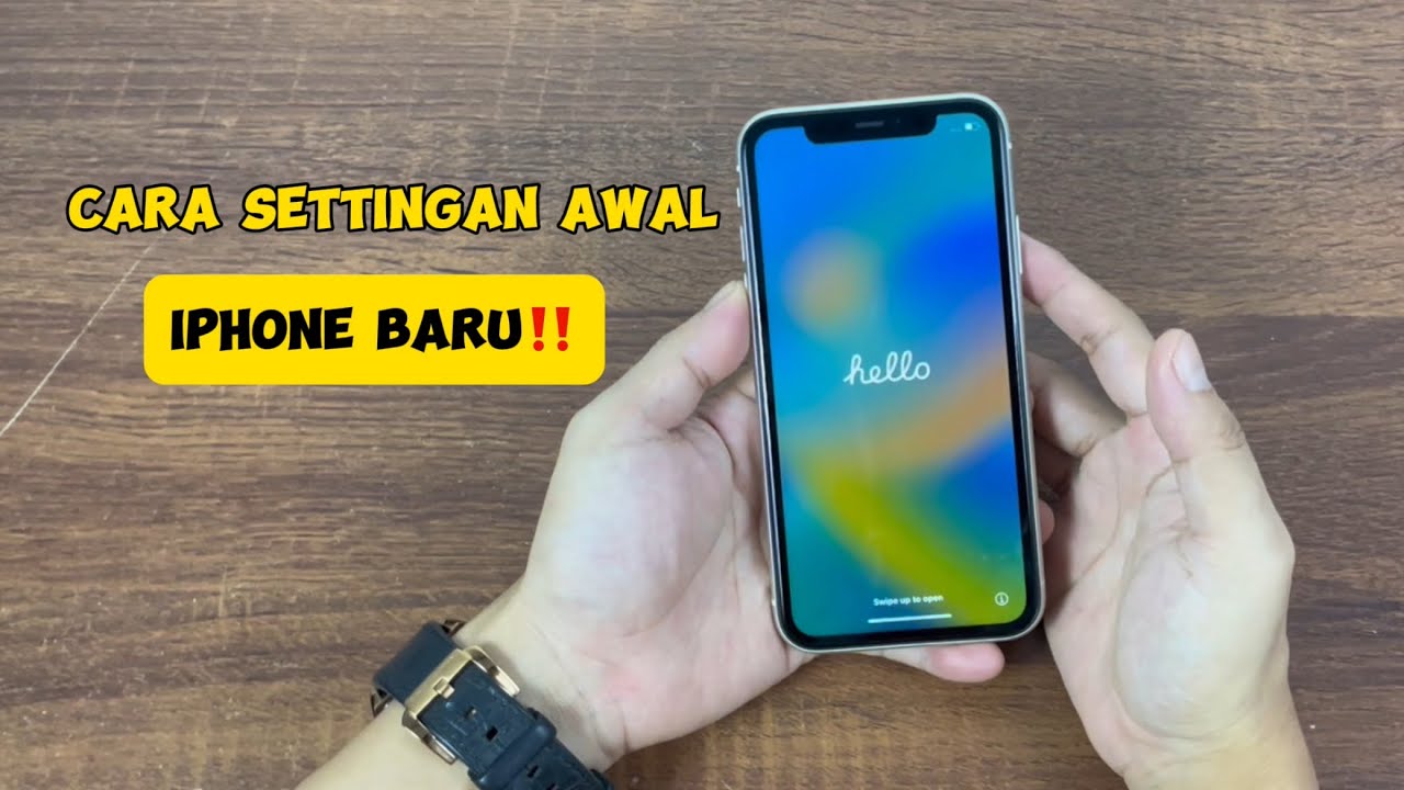 CARA ATUR IPHONE BARU 🤔 LANSGUNG KEMENU UTAMA ‼️ - YouTube